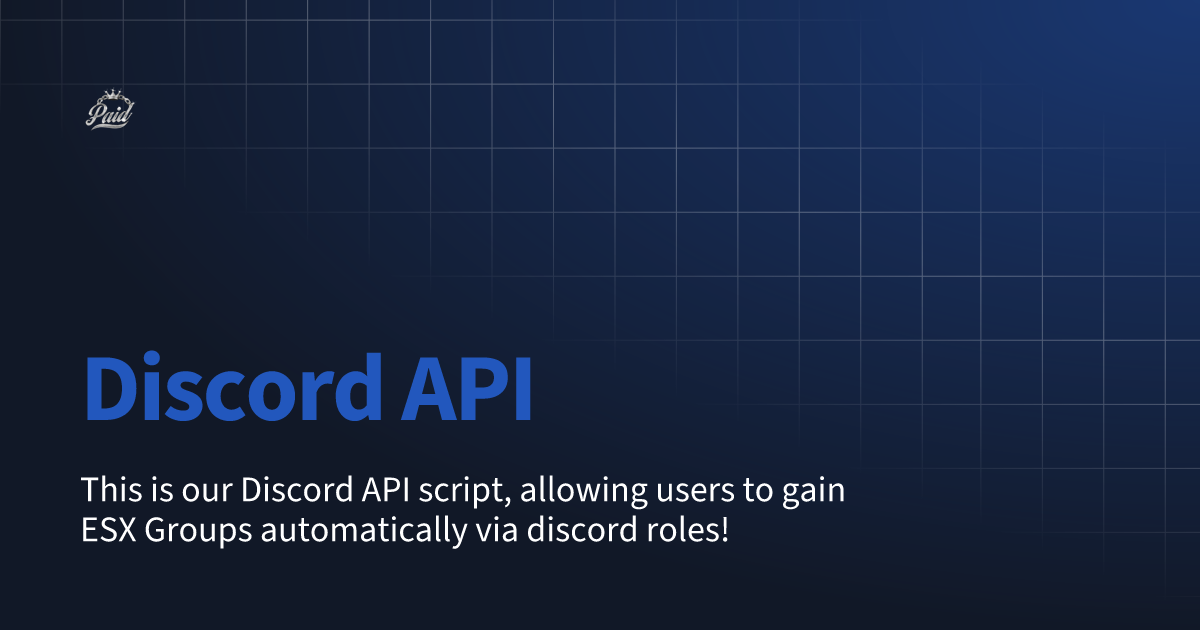 Discord API | Paid Development Docs