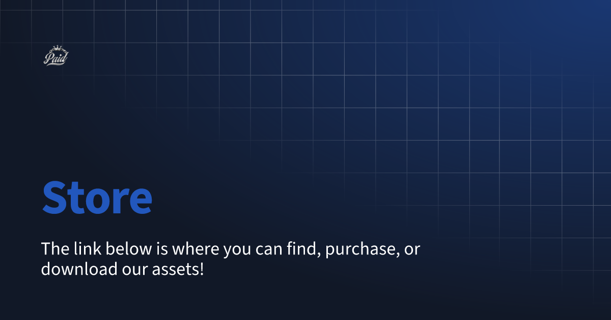 Store | Paid Development Docs